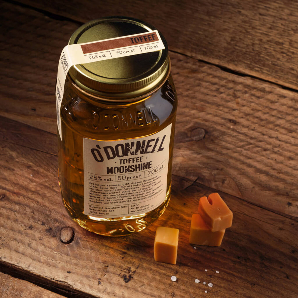 O'Donnell Moonshine TOFFEE 25%vol. 700ml | Grill-Wiese